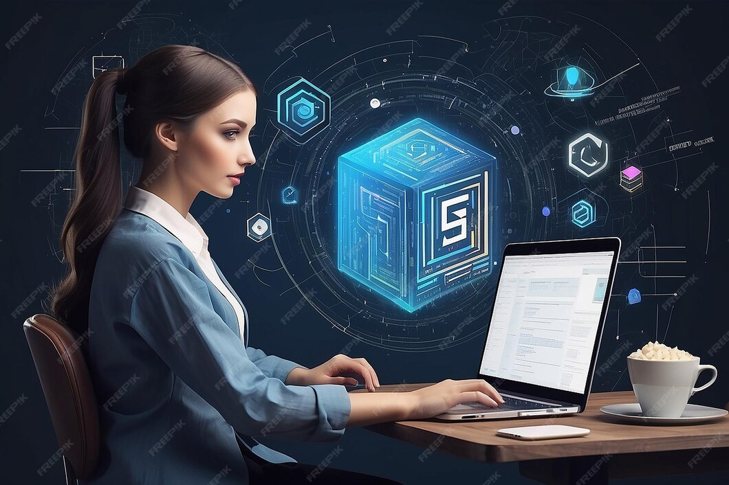 HTML and CSS Collage Concept with Person Programming and API ...