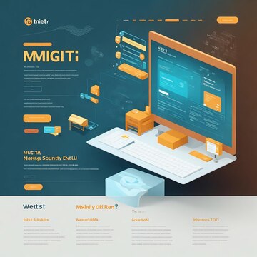 Premium AI Image | HTML system for website concept and web development ...