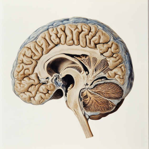 Human Brain Anatomy Cortex and Subcortical Structures 3 | Premium AI ... Human Brain Anatomy Cortex and Subcortical Structures 3 | Premium AI ...