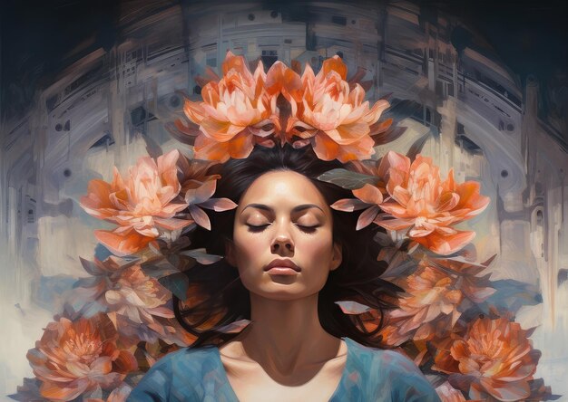 Premium AI Image | Human head chakra power inspiration abstract thought ... Premium AI Image | Human head chakra power inspiration abstract thought ...