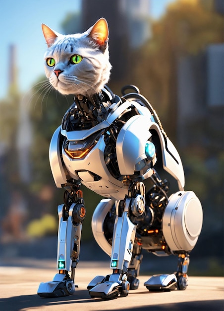 Premium Photo | Humanoid robot cat highly detailed concept art ultra ... Premium Photo | Humanoid robot cat highly detailed concept art ultra ...