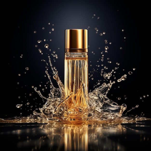 Premium Photo | A HyperRealistic Masterpiece of Gold Perfume in a ... Premium Photo | A HyperRealistic Masterpiece of Gold Perfume in a ...