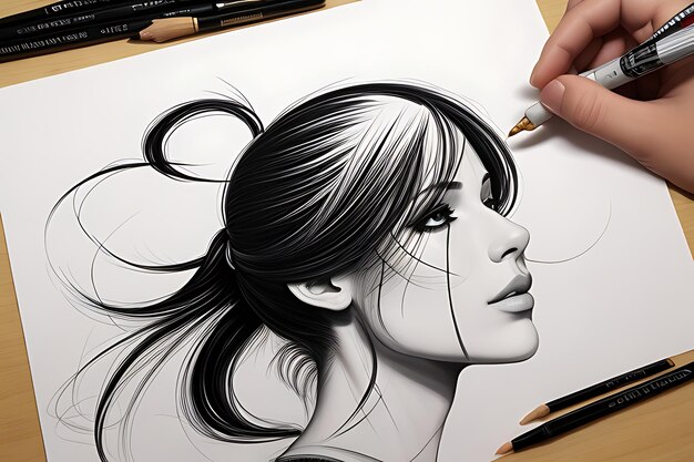 Premium Photo | HyperRealistic Strokes of Genius Premium Photo | HyperRealistic Strokes of Genius