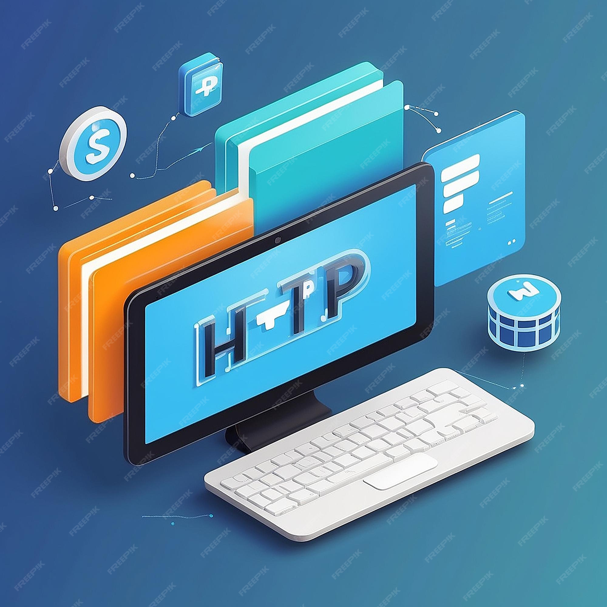 Premium Photo | Hypertext Transfer Protocol Concept HTTP data web page Web browser internet ...