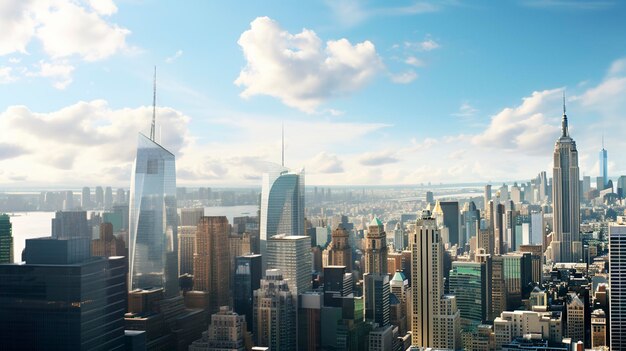 Premium AI Image | Iconic City Skylines Premium AI Image | Iconic City Skylines