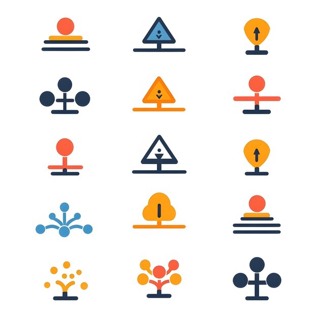 Icons showcasing hierarchy with images of nested boxes layered levels ... Icons showcasing hierarchy with images of nested boxes layered levels ...