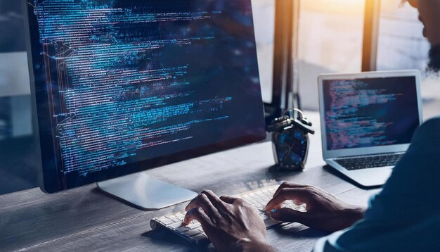 Igniting Innovation Harnessing The Power Of Coding And Programming Premium Ai Generated Image