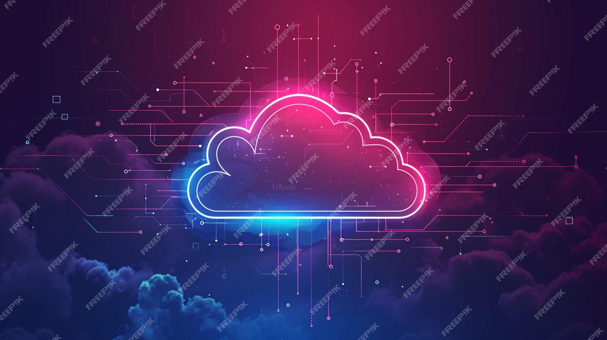 Premium Photo Illuminated Cloud Formation