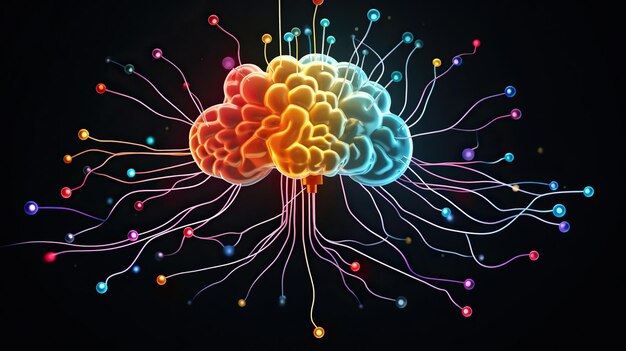 Premium Photo | Illuminated Neural Network Premium Photo | Illuminated Neural Network