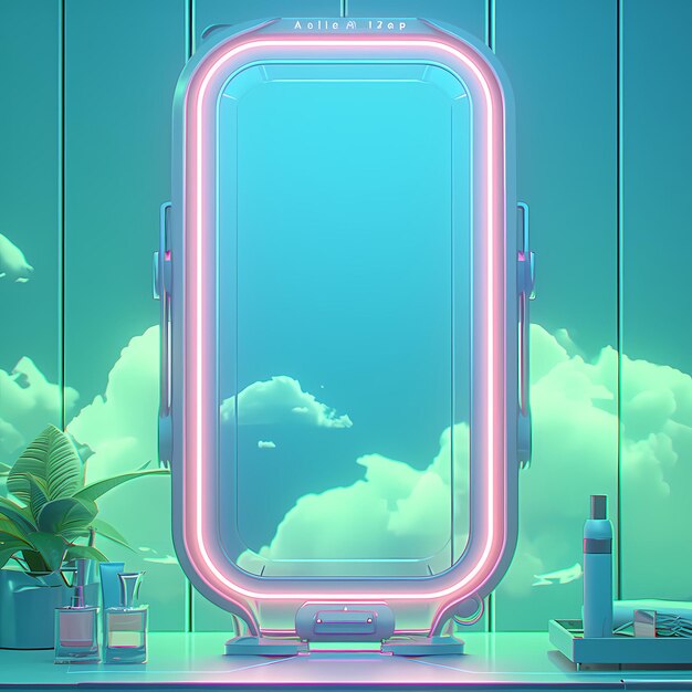 Premium Photo | Illuminating Future Augmented Reality Mirror Premium Photo | Illuminating Future Augmented Reality Mirror