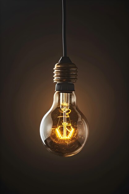 Illuminating Ideas A Glowing Light Bulb Symbolizing Creativity and ... Illuminating Ideas A Glowing Light Bulb Symbolizing Creativity and ...