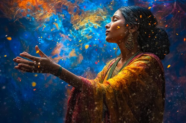 Premium AI Image | Illustration of beautiful young Indian woman ... Premium AI Image | Illustration of beautiful young Indian woman ...