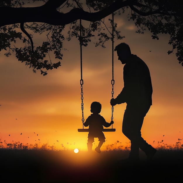 Premium AI Image | Illustration of father playing with his child ... Premium AI Image | Illustration of father playing with his child ...
