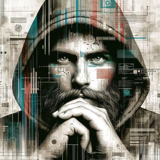 Premium Ai Image Illustration Of Hacker Or Computer Programmer
