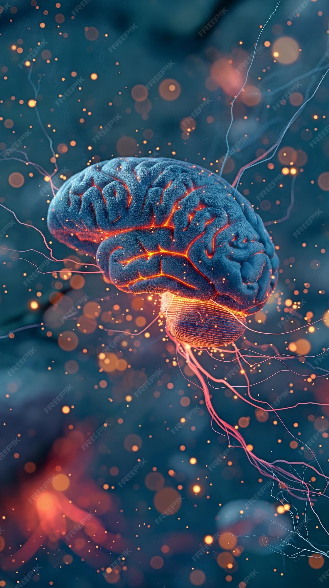 Premium Photo An Illustration Of The Human Brain Using A Neural Network