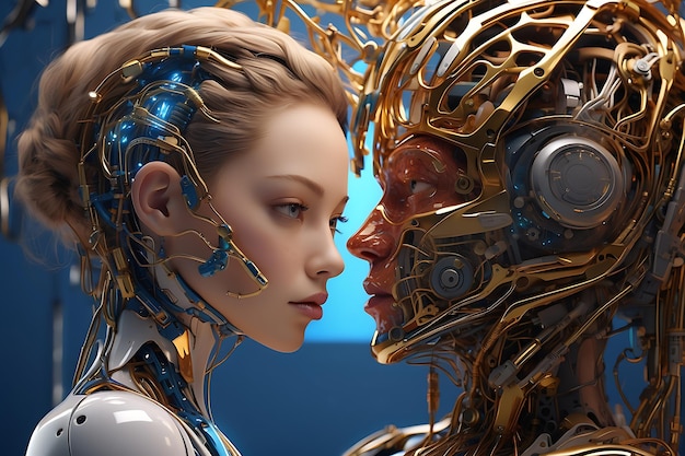 Premium AI Image | Illustration of the intricate interaction between AI ... Premium AI Image | Illustration of the intricate interaction between AI ...