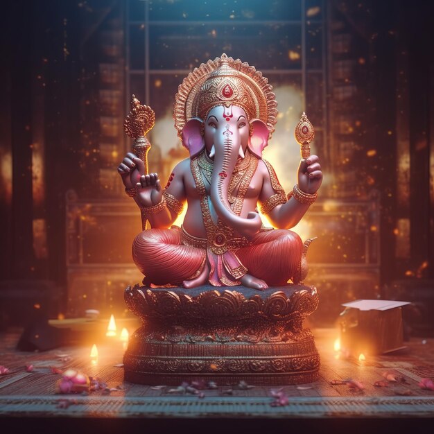 Premium AI Image | Illustration of lord Ganesha for ganesh chaturthi ... Premium AI Image | Illustration of lord Ganesha for ganesh chaturthi ...