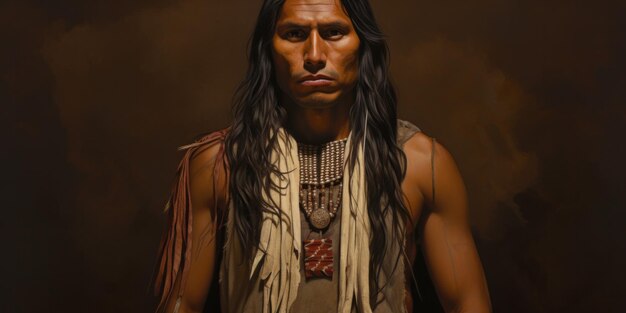Premium AI Image | illustration of native American generative AI Premium AI Image | illustration of native American generative AI
