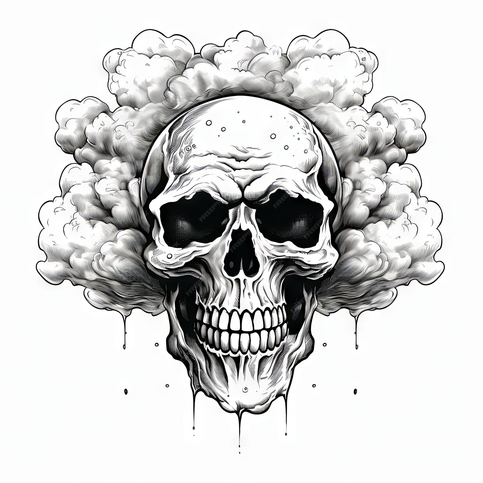 How To Draw Smoke Coming Out Of A Mouth