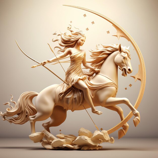 Premium AI Image | illustration of Zodiac sign Sagittarius Premium AI Image | illustration of Zodiac sign Sagittarius