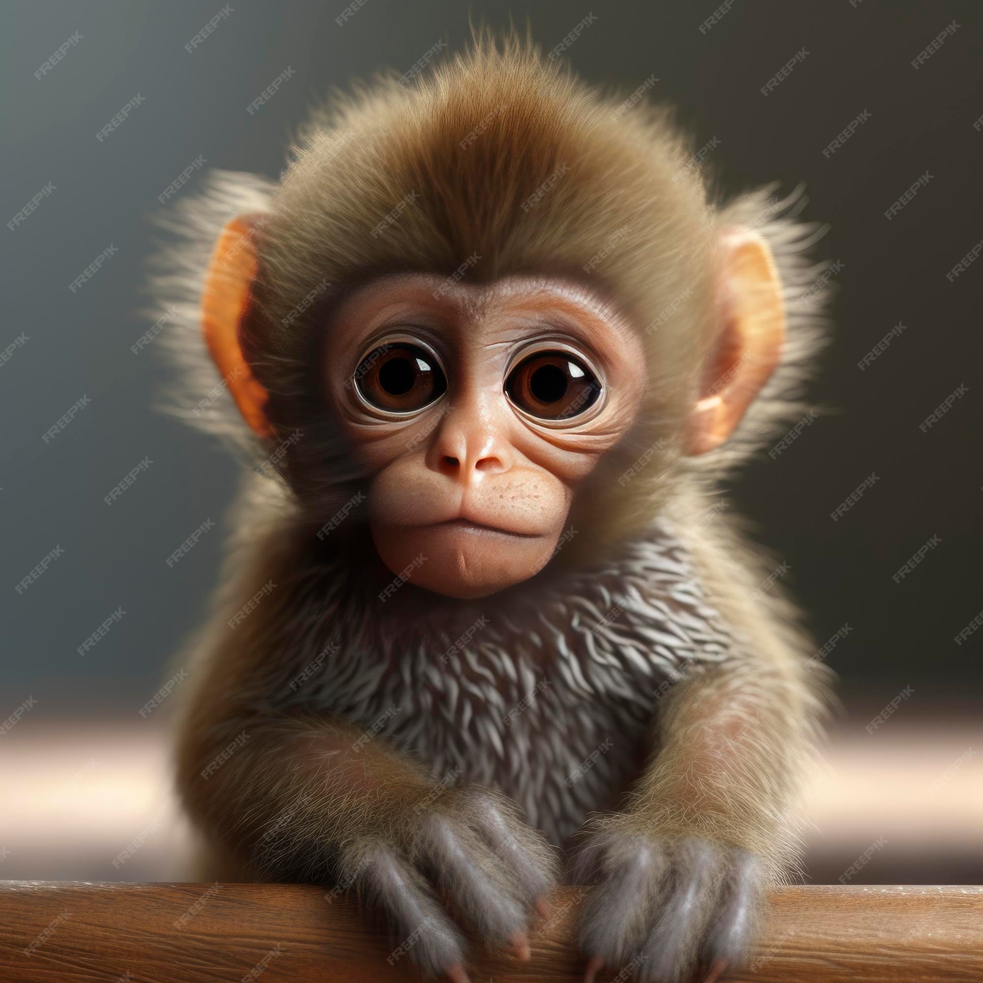 Premium Photo | Image of cute baby monkey Premium Photo | Image of cute baby monkey