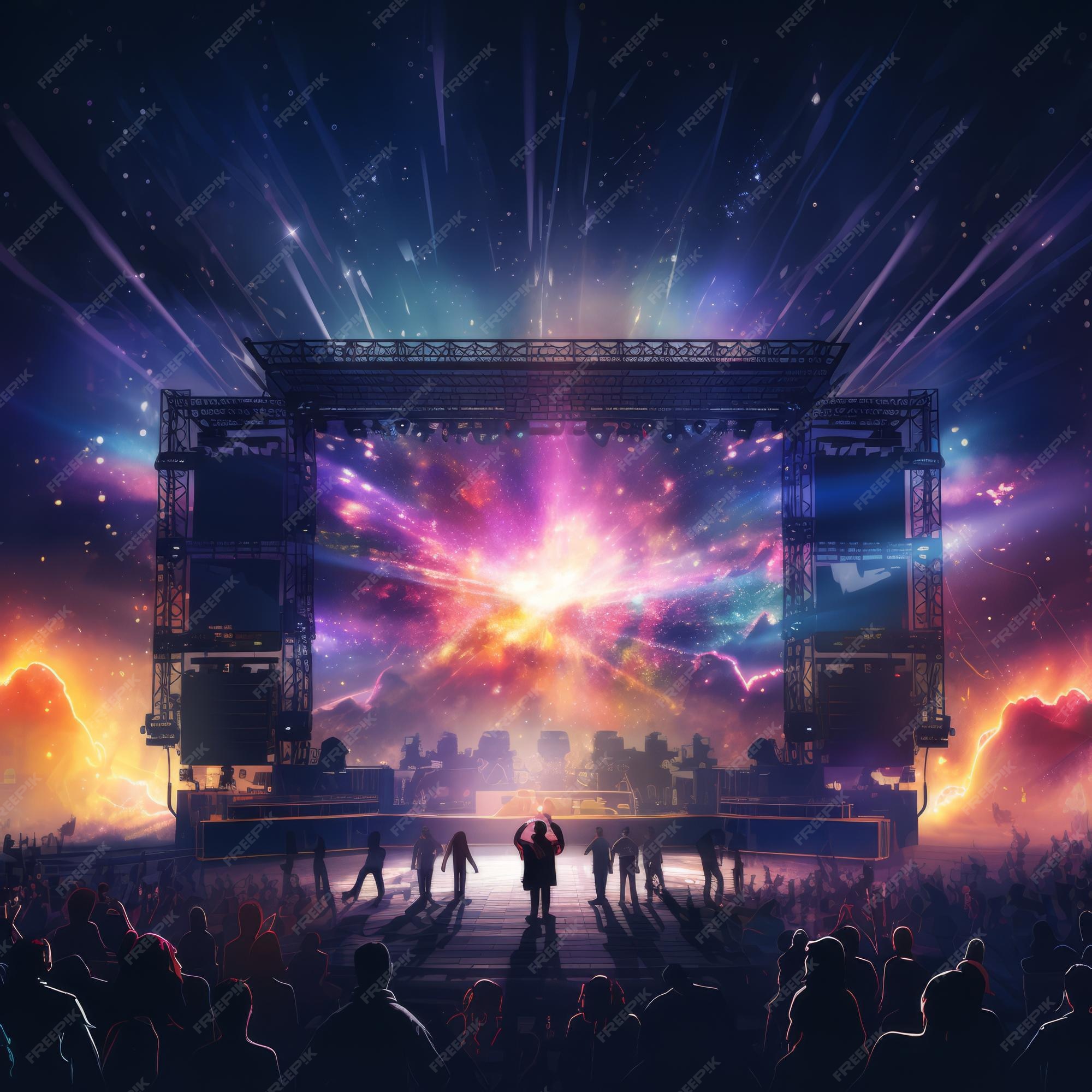 Premium AI Image | Immersive Concert Screen Background Elevate Your ... Premium AI Image | Immersive Concert Screen Background Elevate Your ...