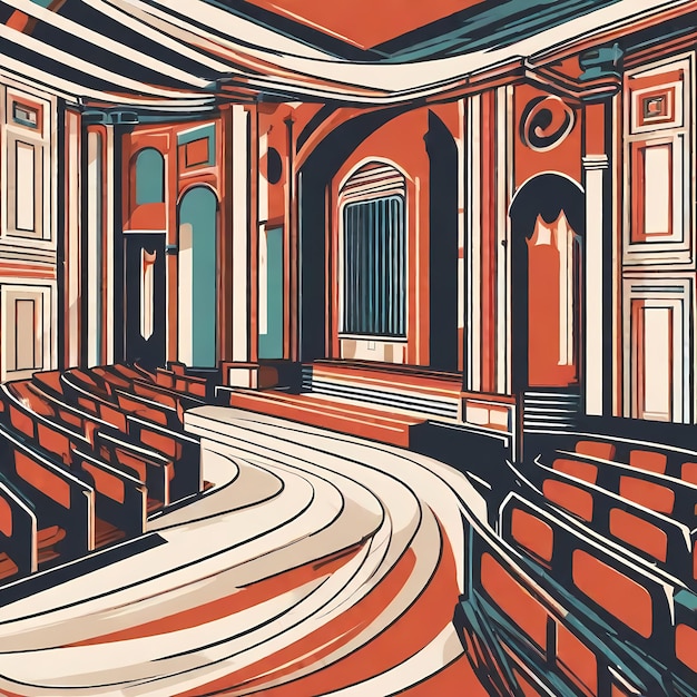 Premium AI Image | Immersive Theater Experiences Premium AI Image | Immersive Theater Experiences