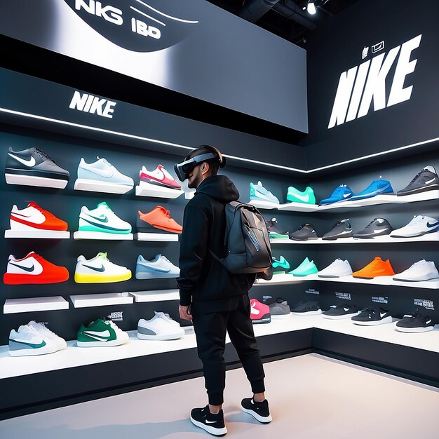 Premium Photo | Immersive Virtual Reality Shopping for Nike Products Premium Photo | Immersive Virtual Reality Shopping for Nike Products
