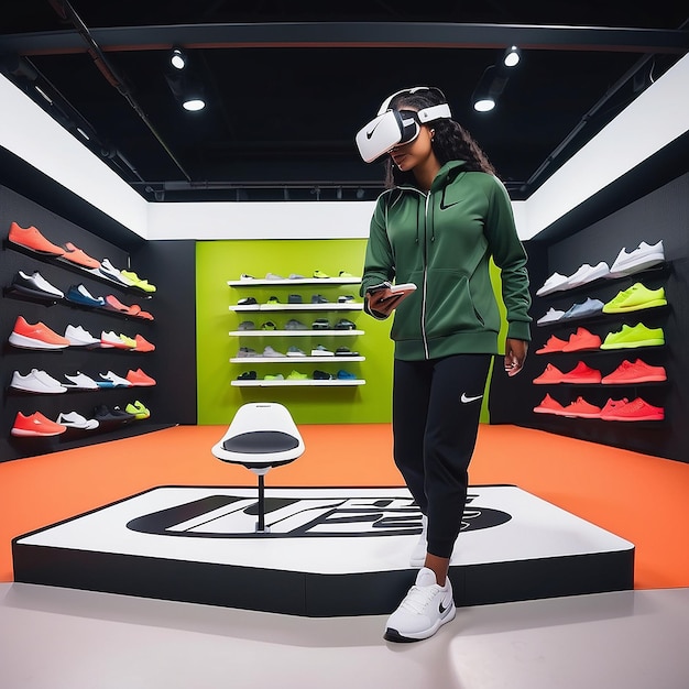 Premium Photo | Immersive Virtual Reality Shopping for Nike Products Premium Photo | Immersive Virtual Reality Shopping for Nike Products