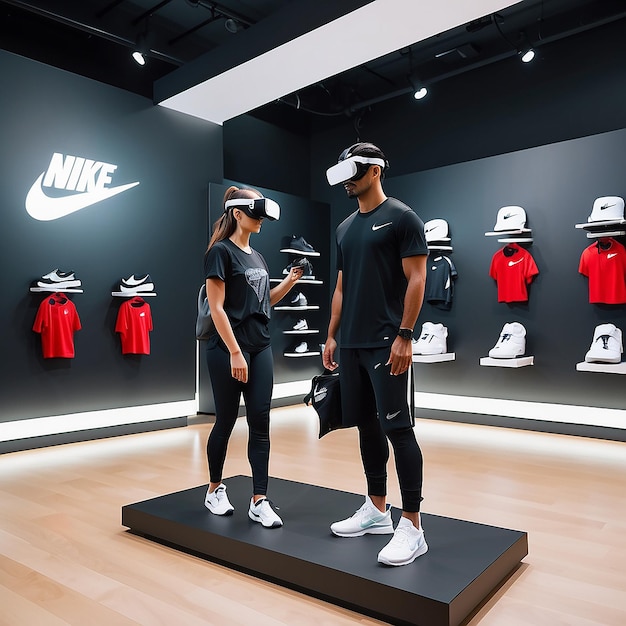 Premium Photo | Immersive Virtual Reality Shopping for Nike Products Premium Photo | Immersive Virtual Reality Shopping for Nike Products