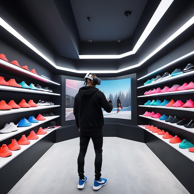Premium Photo | Immersive Virtual Reality Shopping for Nike Products Premium Photo | Immersive Virtual Reality Shopping for Nike Products