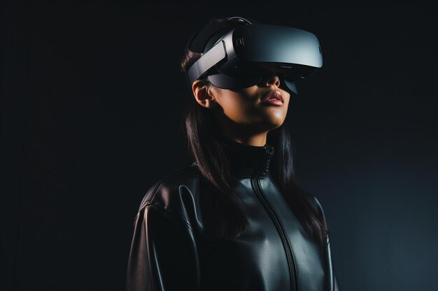 Premium AI Image | Immersive VR Experience Generative AI Premium AI Image | Immersive VR Experience Generative AI