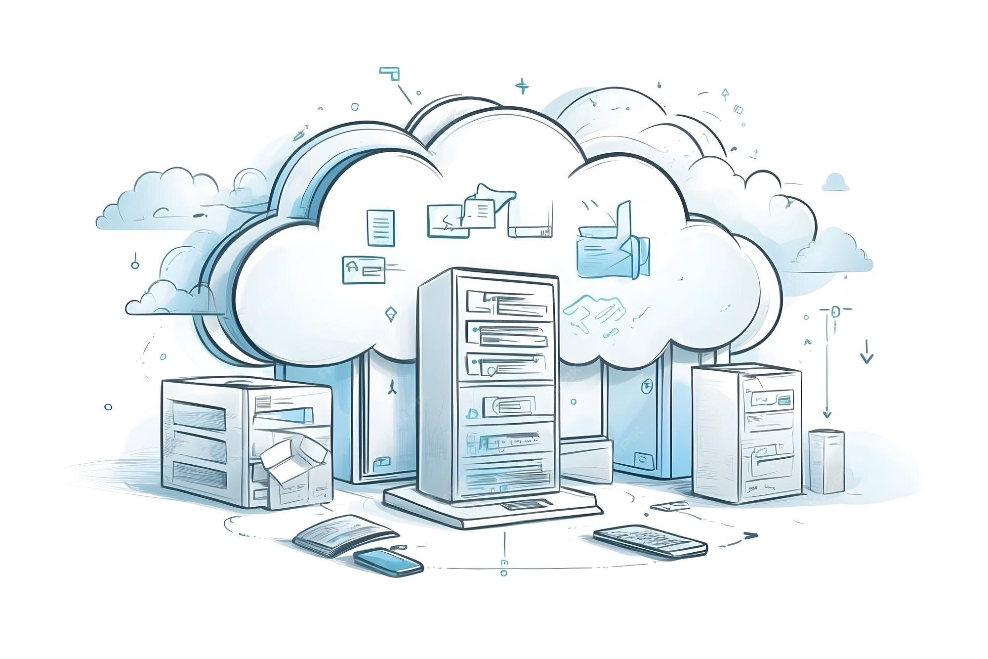 Premium Photo | The importance of remote data storage Premium Photo | The importance of remote data storage