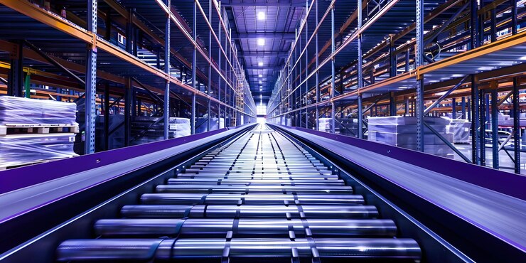 Premium Photo | Improving Warehouse Efficiency with Conveyor Belts for ... Premium Photo | Improving Warehouse Efficiency with Conveyor Belts for ...