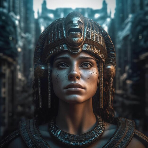 Premium AI Image | Inca princess wearing a crown while sitting on the ... Premium AI Image | Inca princess wearing a crown while sitting on the ...