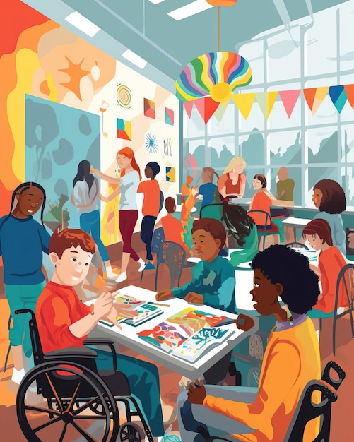 An inclusive classroom with students of diverse abilities and ... An inclusive classroom with students of diverse abilities and ...