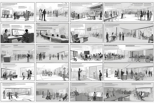 Premium Photo | Inclusive Digital Marketing Campaign Storyboard Premium Photo | Inclusive Digital Marketing Campaign Storyboard