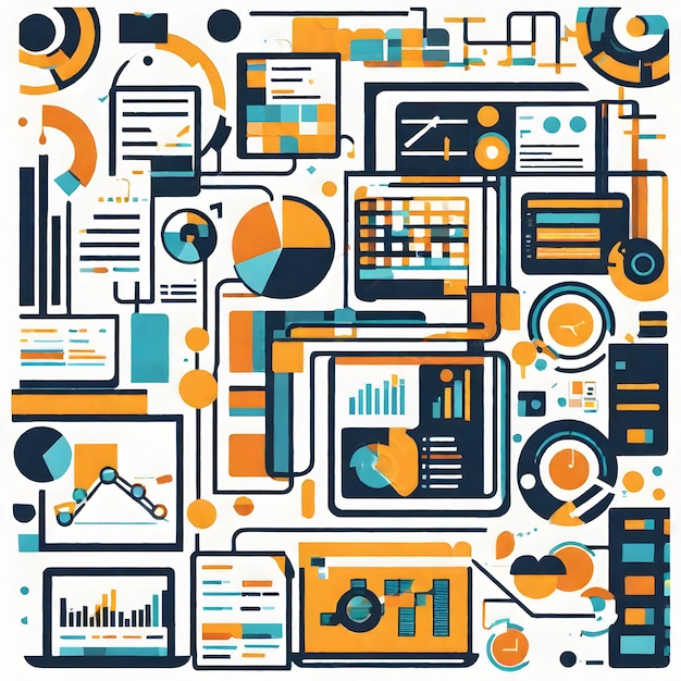 Premium AI Image | Incorporating Data Analytics Premium AI Image | Incorporating Data Analytics
