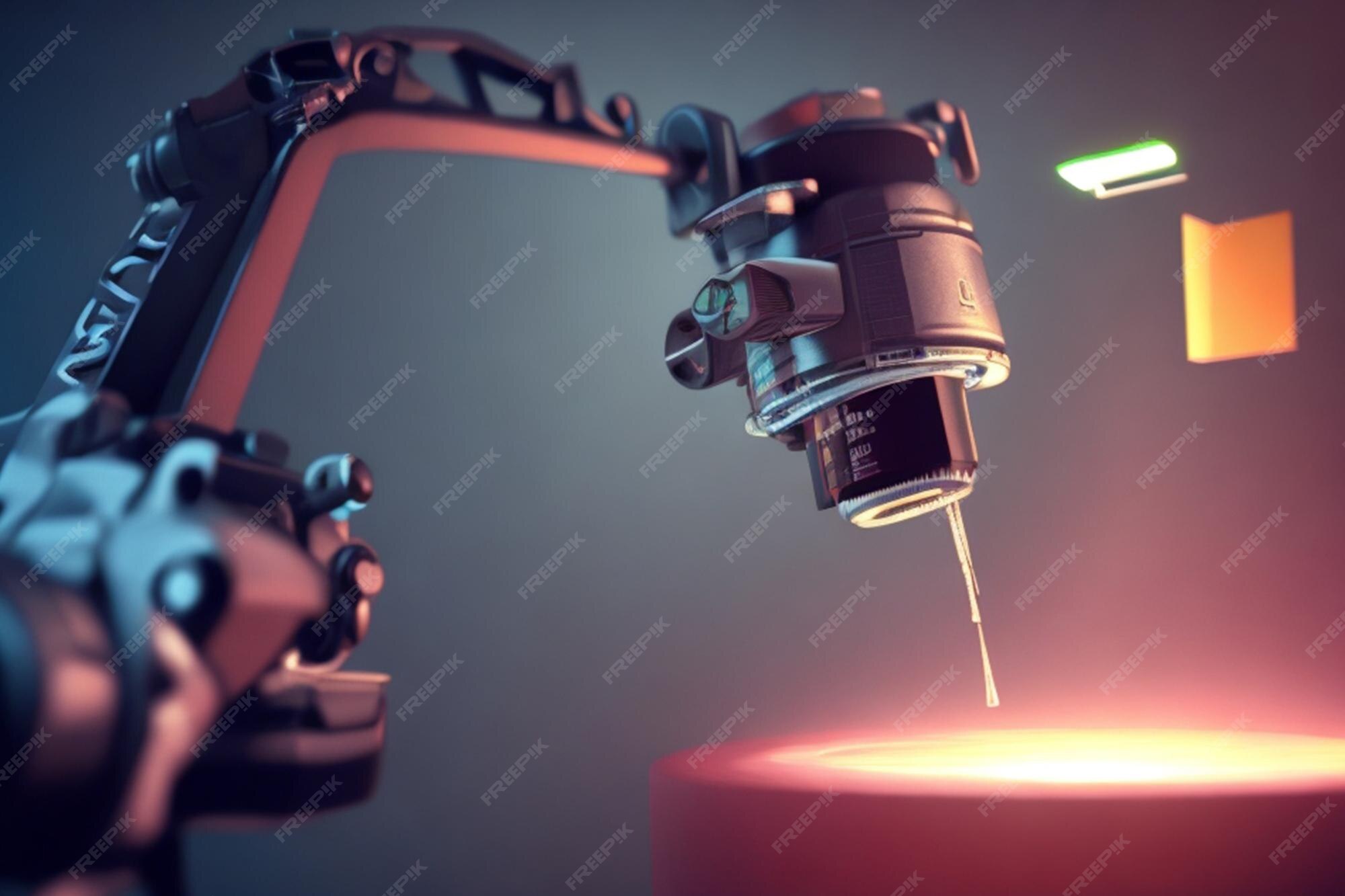 Premium AI Image | industrial robot Generative AI technology Premium AI Image | industrial robot Generative AI technology