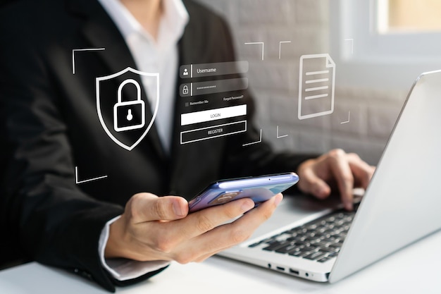 Premium Photo Information Security And Encryption Secure Access To