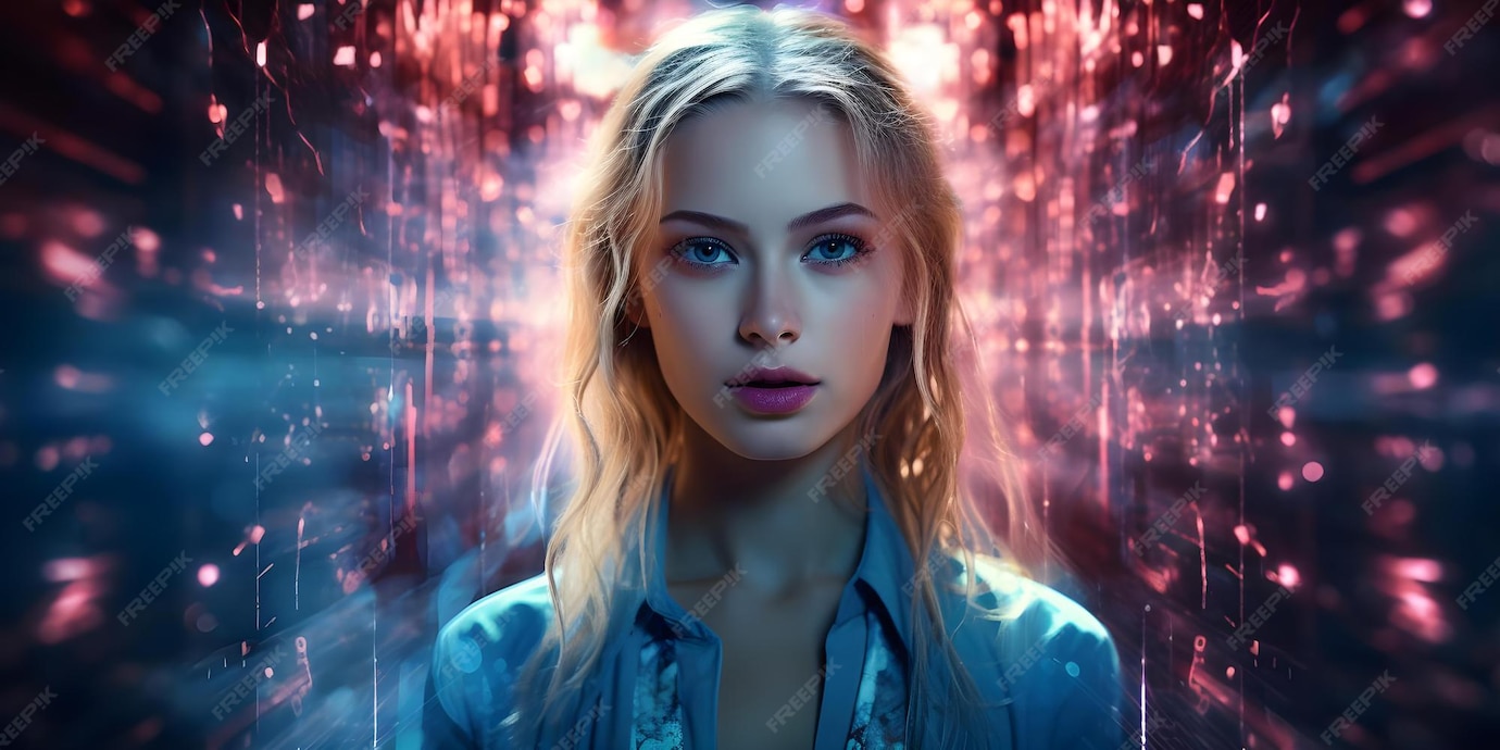 Innovative coder bridges concepts with technology through digital code Concept Coding Technology ...