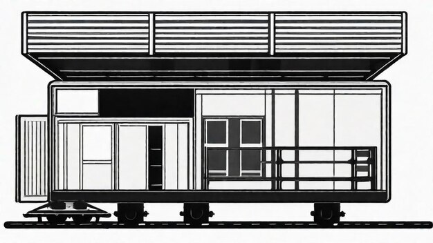 Premium Photo | Innovative Shipping Container Architecture Premium Photo | Innovative Shipping Container Architecture