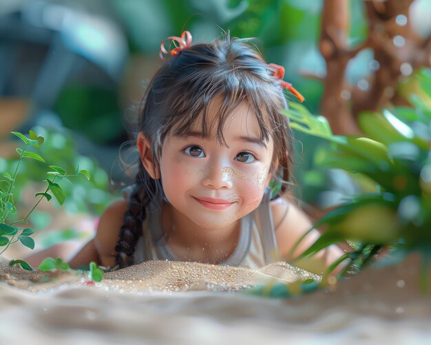 Inspiring Creativity Little Girls Imagination Blooms in a Natural ... Inspiring Creativity Little Girls Imagination Blooms in a Natural ...