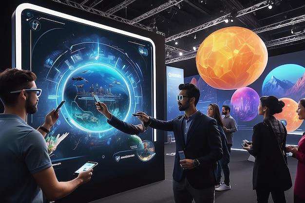 Premium Photo | Interactive AR Event Experiences Premium Photo | Interactive AR Event Experiences