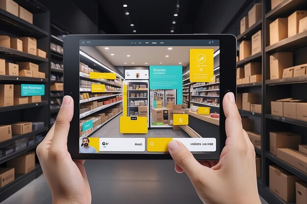 Premium Photo | Interactive AR Navigation for ECommerce Premium Photo | Interactive AR Navigation for ECommerce