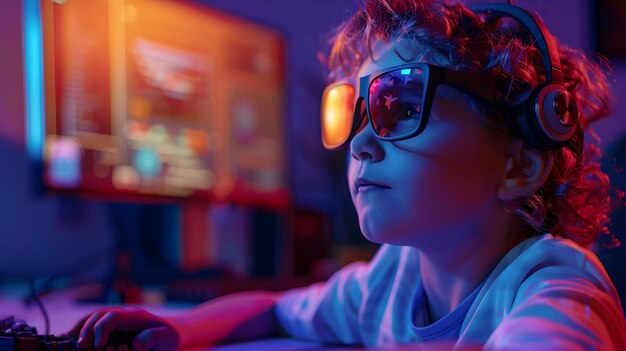 Premium Photo | Interactive Educational Gaming for Kids Engaging Coding ... Premium Photo | Interactive Educational Gaming for Kids Engaging Coding ...