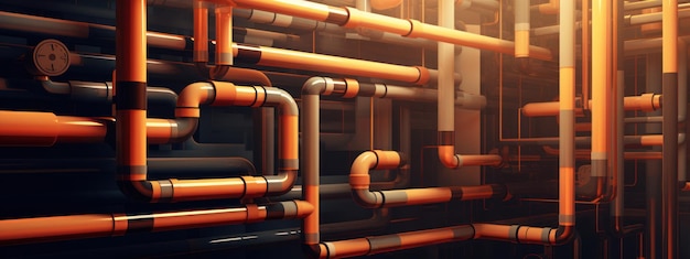 Premium AI Image | Interconnected pipe network industrial and complex ... Premium AI Image | Interconnected pipe network industrial and complex ...
