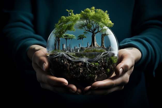 Premium AI Image | International earth day creative photo Premium AI Image | International earth day creative photo