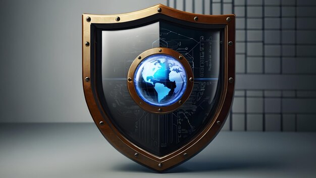 Premium Photo | Internet Security Shield Icon Protecting Web Browser Premium Photo | Internet Security Shield Icon Protecting Web Browser