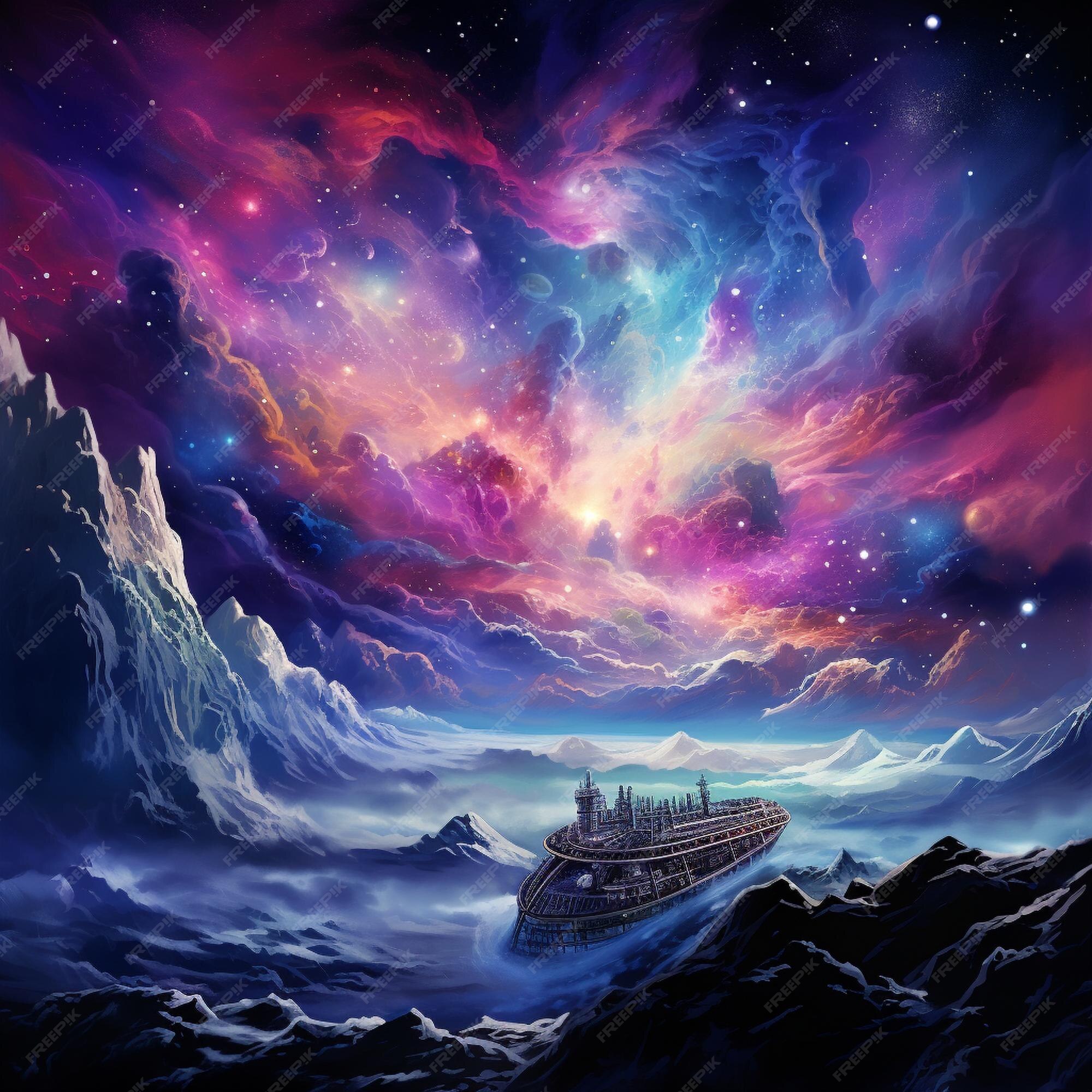 Premium Photo | Interstellar Voyage Exploring the Depths of Infinite Space Premium Photo | Interstellar Voyage Exploring the Depths of Infinite Space